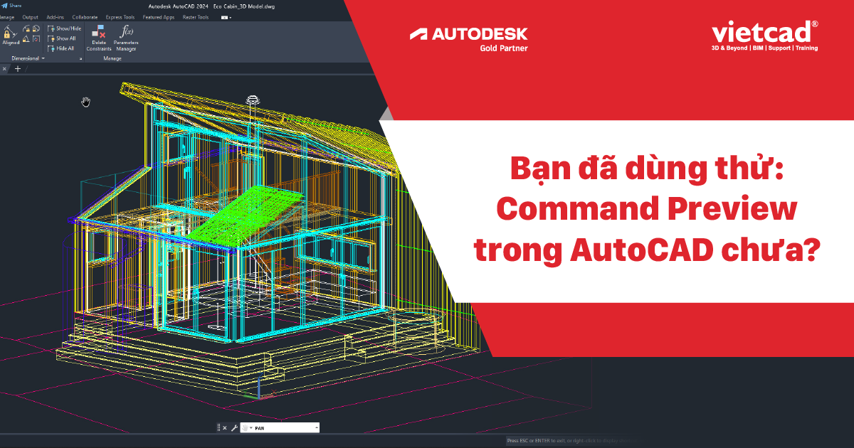 Bạn có biết Command Preview trong AutoCAD chưa? | VCTC | ATC